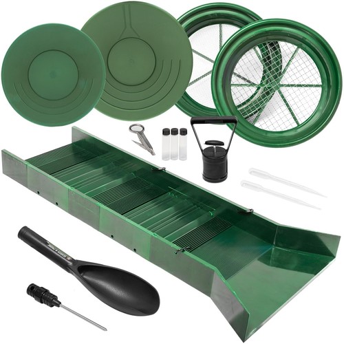 ASR Outdoor Sluice Box Gold Panning Kit Classifier Combo Set 16pc | eBay