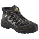 MENS JCB LEATHER LIGHTWEIGHT SAFETY WORK BOOTS STEEL TOE CAP SHOE ...