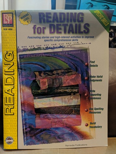 READING FOR DETAILS Reading Comprehension Level 3 Student Workbook ...