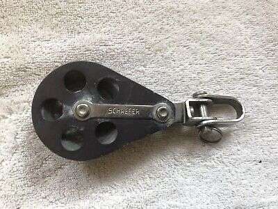 SCHAEFER SINGLE BLOCK Aluminum Sheave Sailing Rigging (8) | eBay
