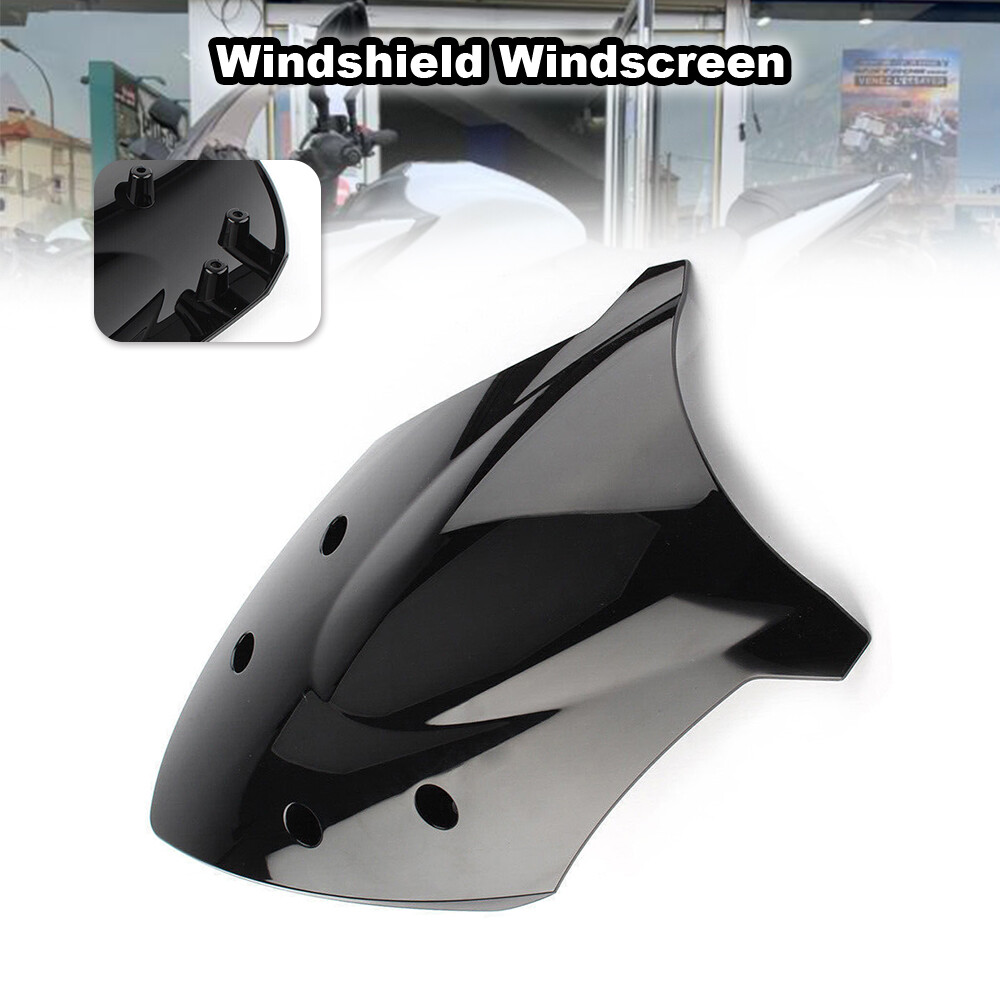 Windscreen Windshield Durable ABS Plastic Black Fit For Suzuki GSXS1000 ...