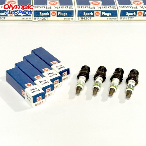 AC DELCO - R42CT VINTAGE Spark Plug - x4 pcs (R42T, NGK 4323, Autolite ...
