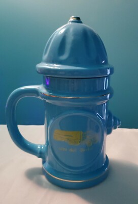 Big Fire Hydrant Beer Coffee Mug Glass Stein Firemans Firemens ...