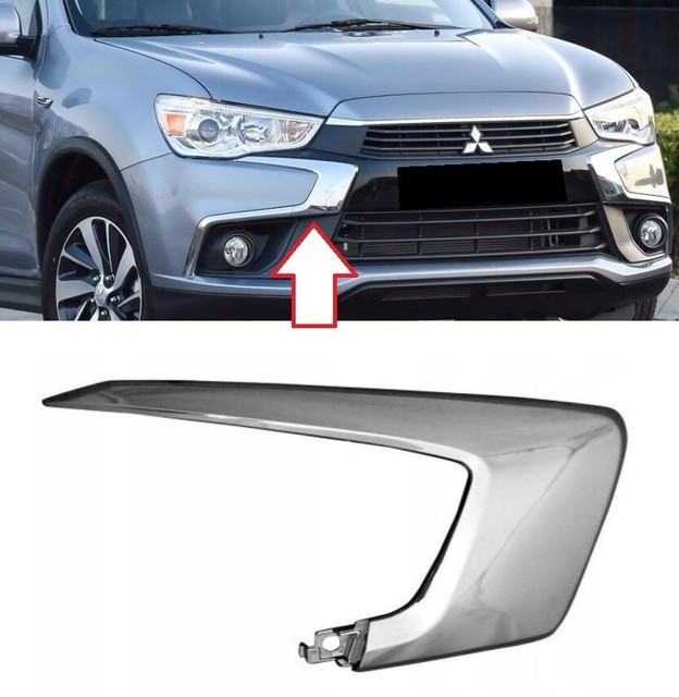 MITSUBISHI ASX 2017- Front Bumper Molding Trim Right Chrome 6407A170 ...