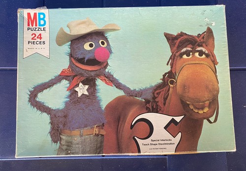 GROVER Sesame Street 24 piece Puzzle Milton Bradley 1976 Complete | eBay