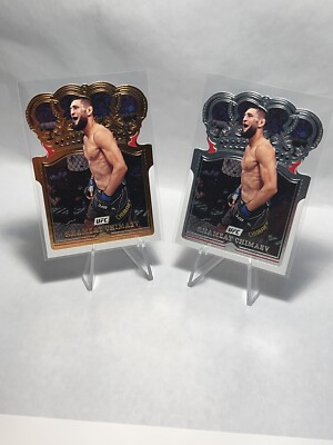 2022 KHAMZAT CHIMAEV Bronze Die Cut Panini Chronicles UFC #111 Crown ...