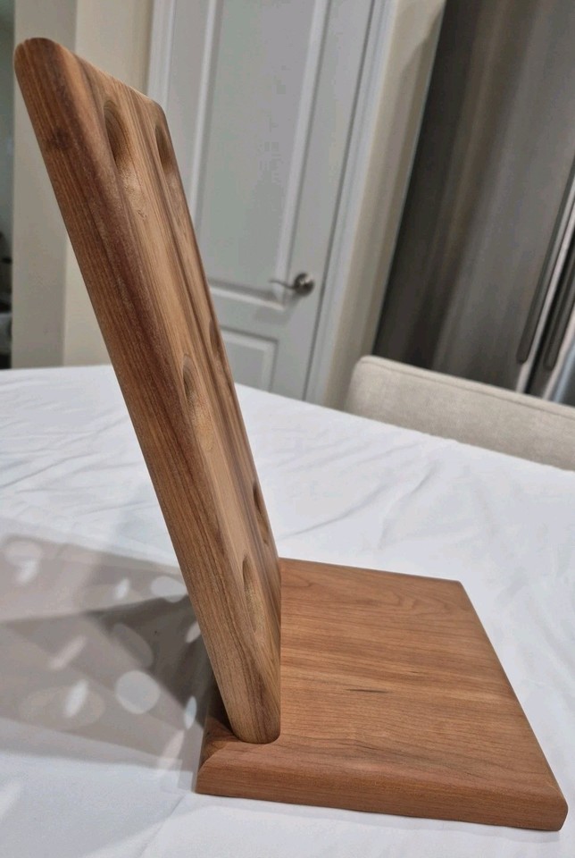 Floating Wine Bottle Holder Solid Wood Holds 6 Bottles Beautiful! | eBay