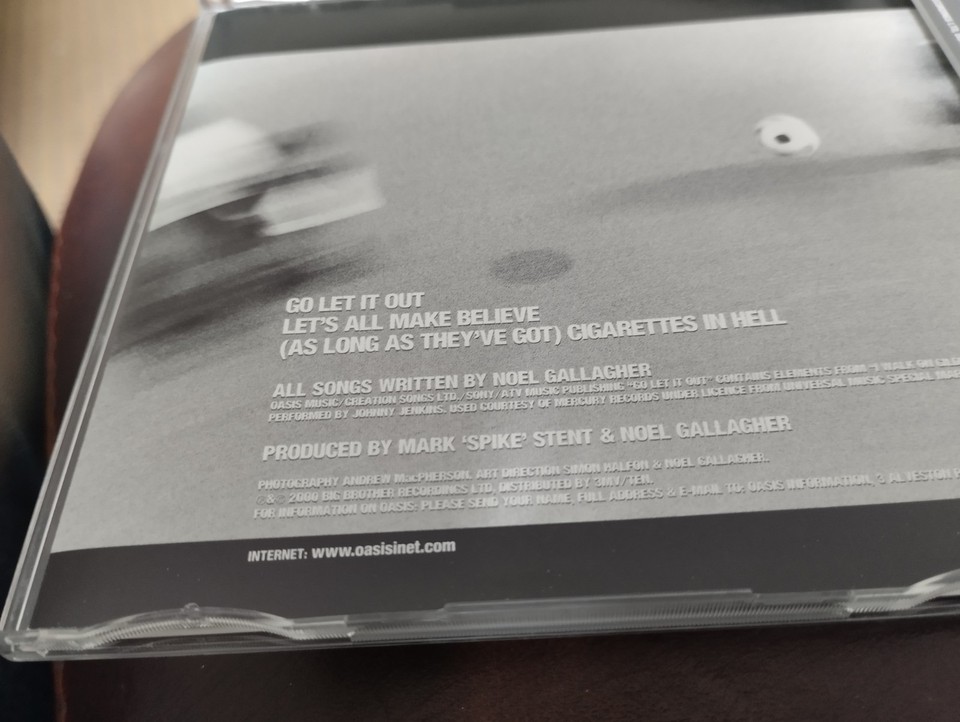 Oasis Go Let It Out 3 Track CD Single | eBay