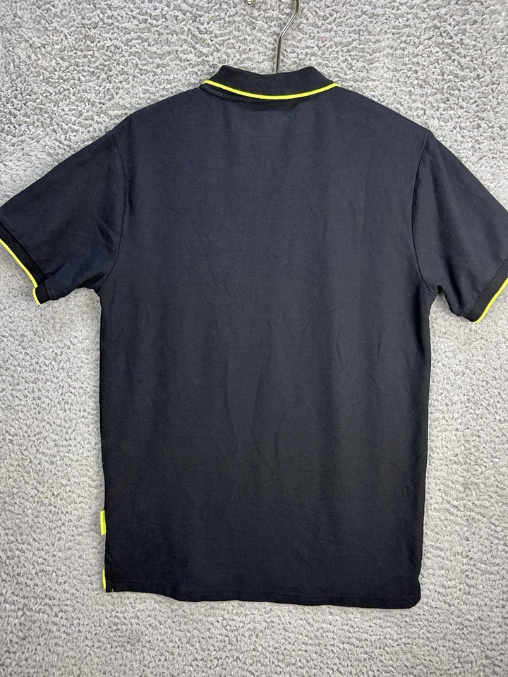 Aston Martin Formula One Team Polo Shirt Mens Small Aramco Black F1 ...