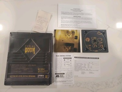 Final Doom PC Big Box Windows 95 98 CD-ROM 1994 iD Software Doom II ...