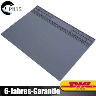 Lötmatte Silikon 500℃ hitzebeständige Arbeitsmatte antistatische ...