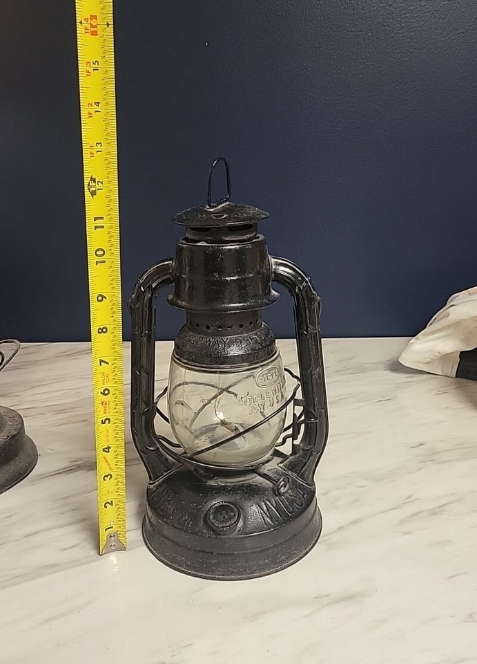 Vintage Dietz LOC-NOB LITTLE WIZARD Railroad- Barn Lantern | eBay