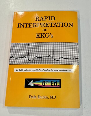 Rapid Interpretation of EKG's by Dale Dubin (2000, Trade Paperback) 6th ...