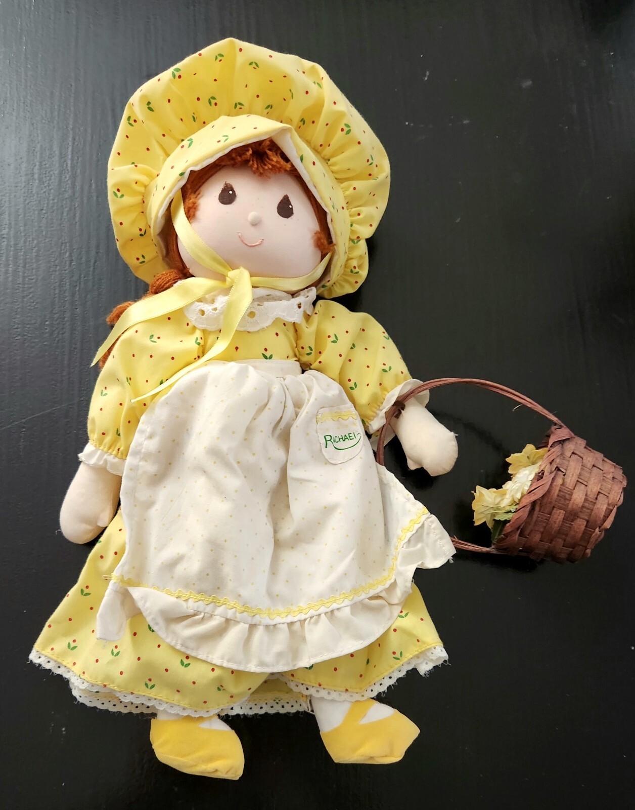 Applause Doll Vintage 1984 Rachel Yellow Dress 13" #2151 - With Basket ...