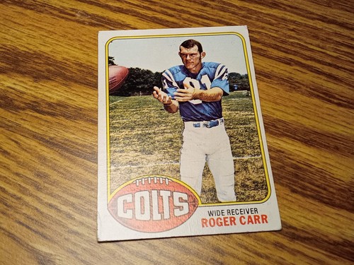 ROGER CARR FOOTBALL CARD FROM THE 1970S! MINT STATE CONDITION! REALLY ...