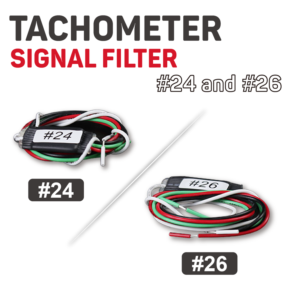 RT7 6 Gauge Set Speedometer Tachometer 120MPH 8000RPM 7 Color Filter ...