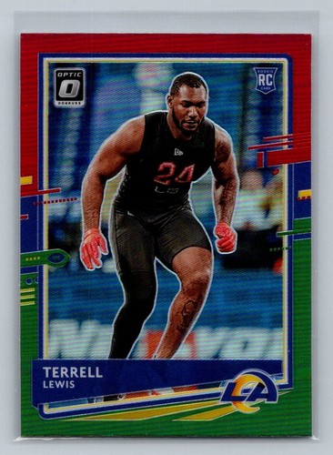 Terrell Lewis 2020 Donruss Optic Football Green and Red Prizm #P-291 Rookie | eBay