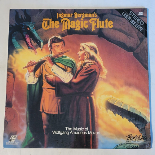 INGMAR BERGMAN'S THE MAGIC FLUTE MOVIE LASERDISC VIDEODISC MOZART ...