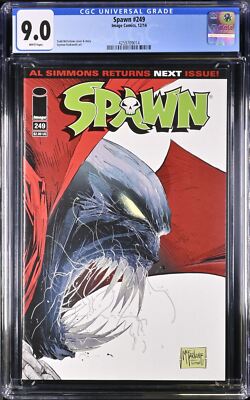 CGC 9.0 - Spawn #249 - 12/14 - McFarlane Cover - Comic | eBay Australia