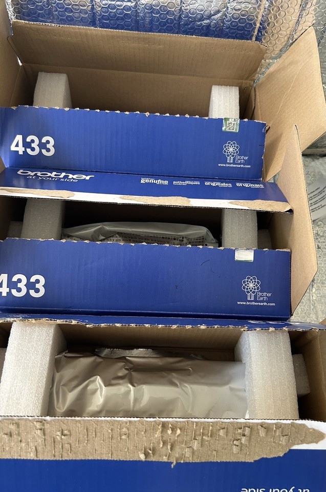 Genuine Brother TN433 Toner Lot – Black Cyan Yellow – Open Box – New ...