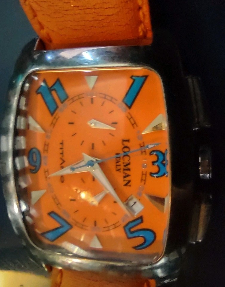 locman mens watches Orange Chronograph | eBay