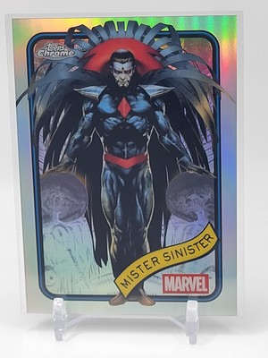 2025 Topps Chrome Marvel MCU refractor Mister Sinister card 155 | eBay