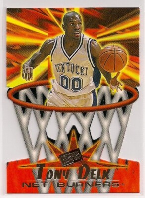 1996 TONY DELK PRESS PASS *NET BURNER* ROOKIE KENTUCKY WILDCATS UK ...