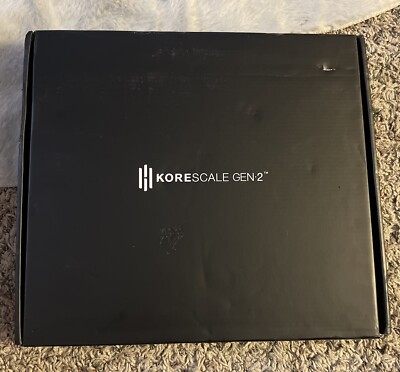 KoreHealth KoreScale Gen 2 Black Digital Bluetooth Smart Scale Body ...