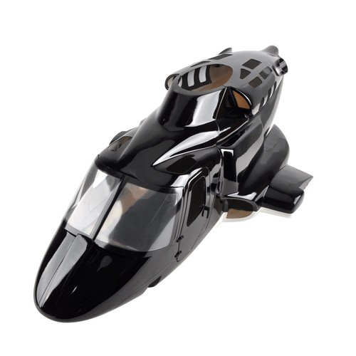 Airwolf 600 RC Helicopter Fuselage 600 Size Airwolf Black with Metal ...