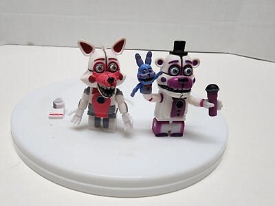 Five Nights at Freddy’s Funtime Foxy Stage Left & Right Minifigures ...
