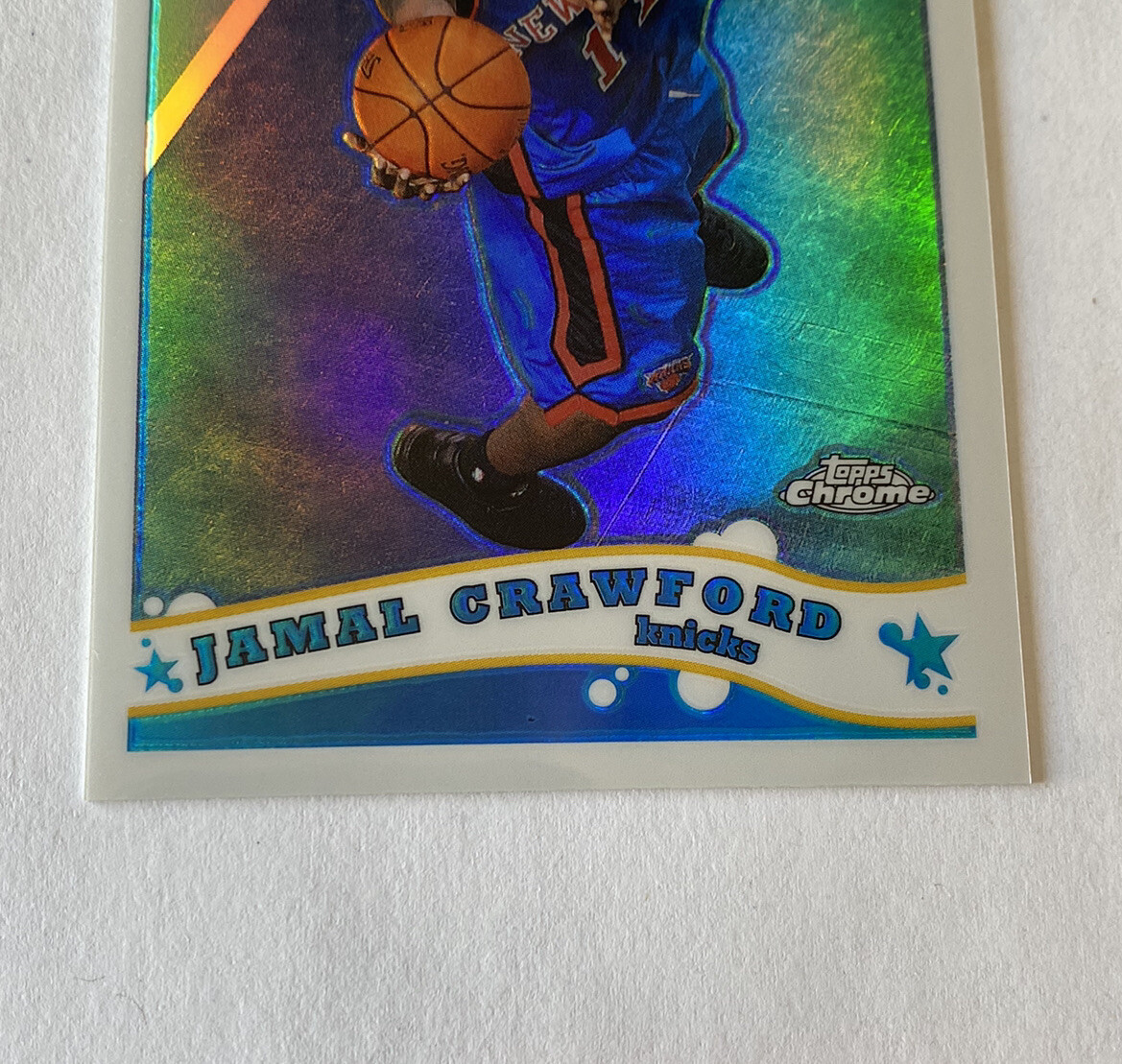 2005-06 Topps Chrome Refractor /999 Jamal Crawford #3 New York Knicks ...