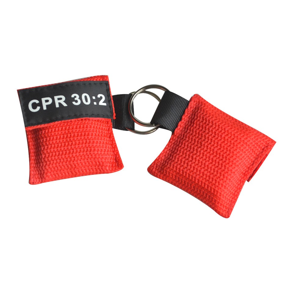 Wholesale First Aid Resuscitation 30:2 CPR Face Mask Key-ring Mouth to ...