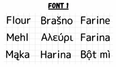 CUSTOM Multilingual/Bilingual Vinyl Pantry Labels ($1 Per Word) | eBay