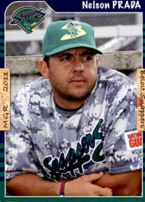 2011 Beloit Snappers Grandstand #20 Nelson Prada Venezuela VZ Baseball ...