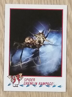 Gremlins 2: The New Batch Trading Cards Spider Gremlin Rampage! 1990 ...