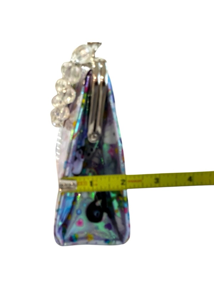 Baby Sea Animals Y2K Purse Hearts Rainbows Beaded Colorful Bright Sea ...