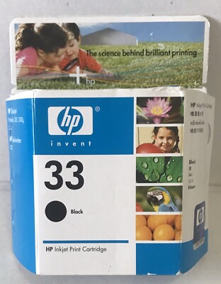 HP INVENT 33 BLACK HP INK CARTRIDGE 51633M - NEW NEVER USED | eBay ...