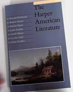 THE HARPER AMERICAN LITERATURE By Donald Mcquade *Excellent Condition ...