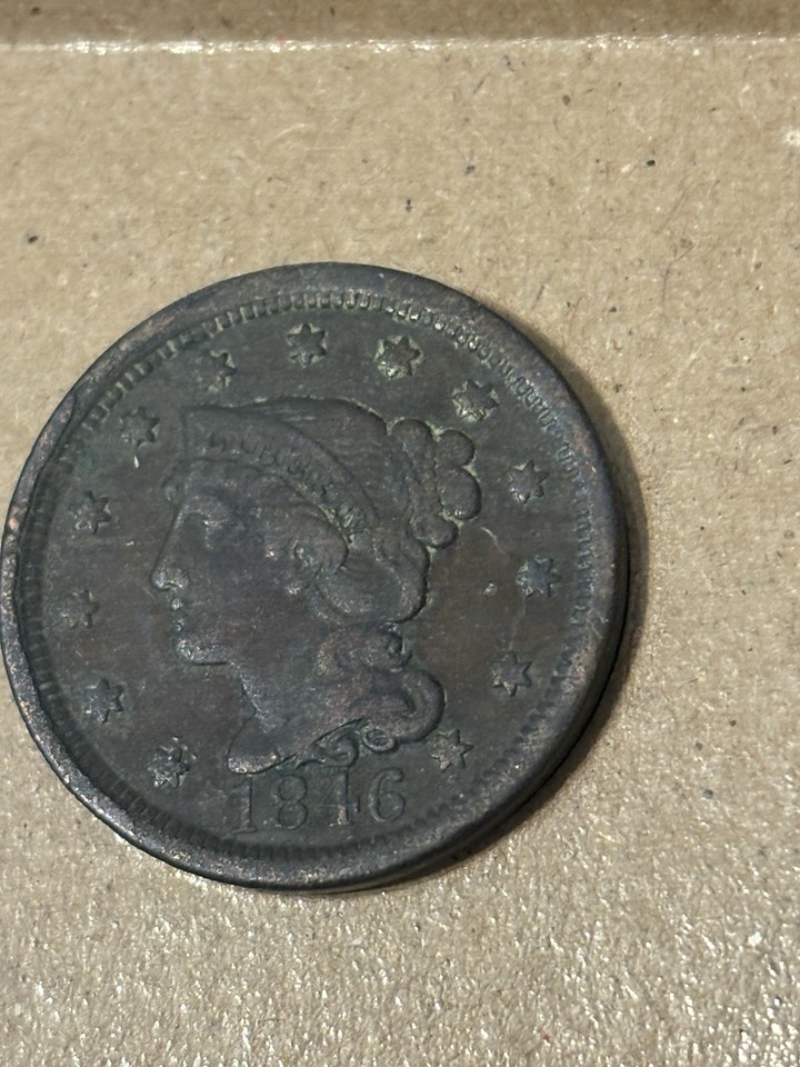 1846 Braided Hair Large Cent Tall Date Philadelphia Mint | eBay