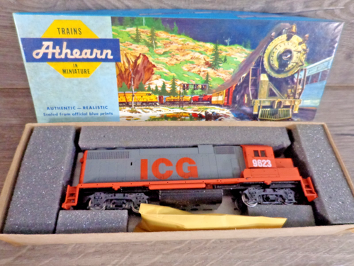 ATHEARN GP38-2 Illinois Central Gulf ICG #9623 HO Diesel Train ...