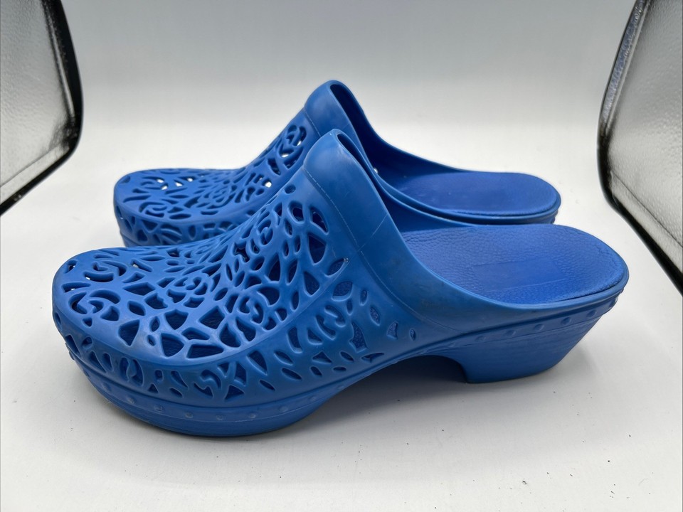 Dansko Pippa Women Molded Plastic Rubber Clog Shoe BLUE Size EU 41 US ...