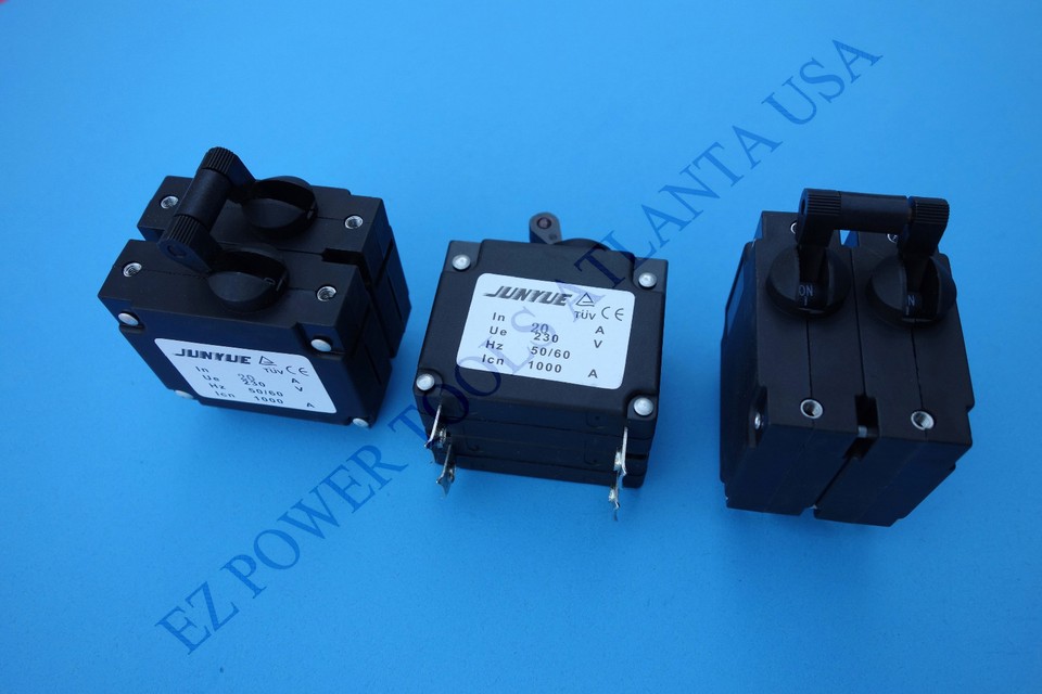 CHINEHOW Circuit Breaker 2 Pole 20A 230V 50/60Hz for Gas Diesel ...