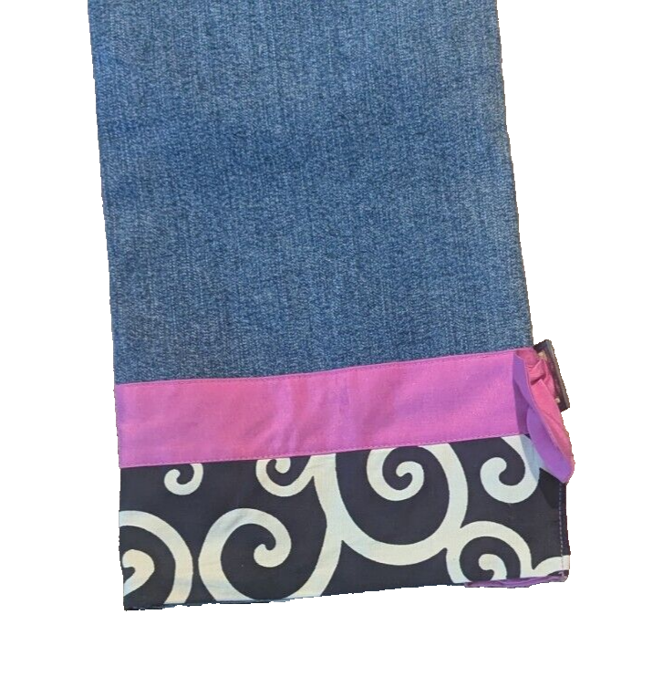 TOO SHE SHE Straight Leg Fit Women's size 8 Medium Wash Blue Denim ...