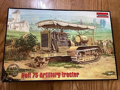 1/35 Roden No. 812 Holt 75 Artillery Tractor WW1 Model Kit Unbuilt US ...