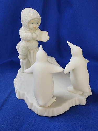 Dept 56 Snowbabies "Once Upon a Time " - Retired Snowbaby reading book ...