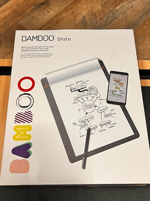 Wacom Bamboo Slate Smartpad Digital Notebook, Large (A4/ Letter Size ...