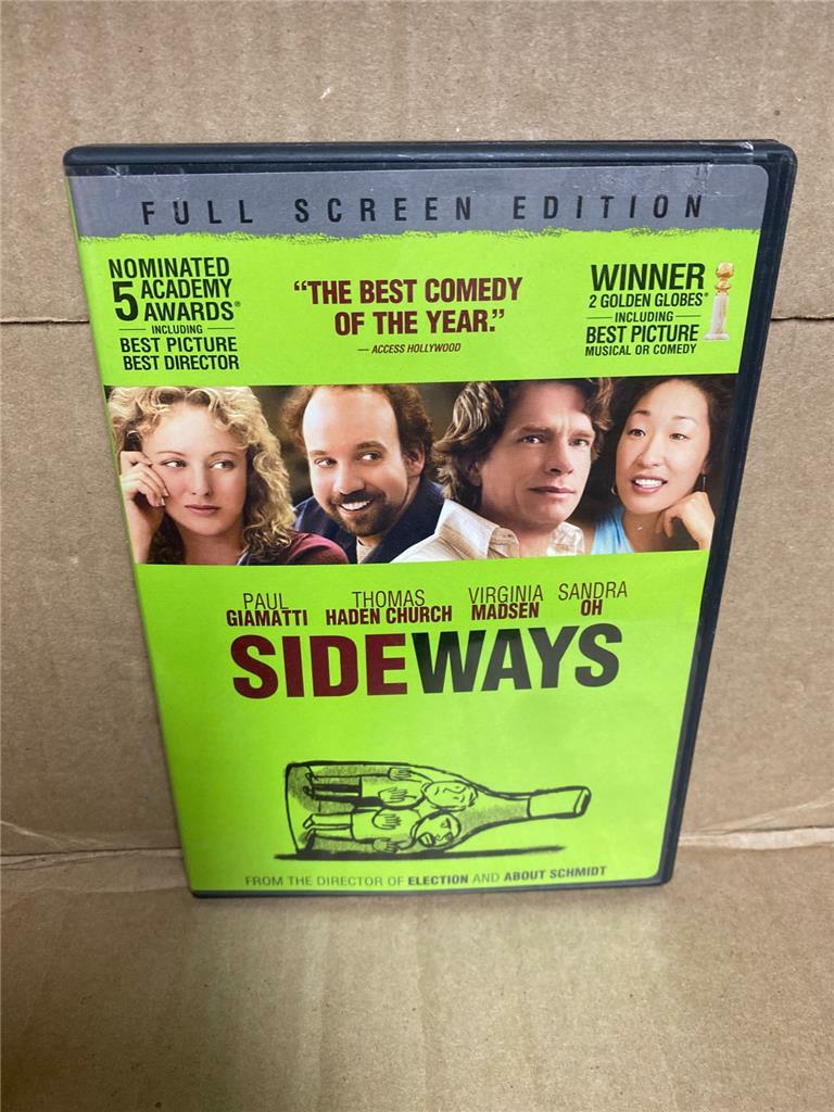 Sideways (DVD, 2005, Full Screen), Sandra Oh, Paul Giamatti 24543175902 ...
