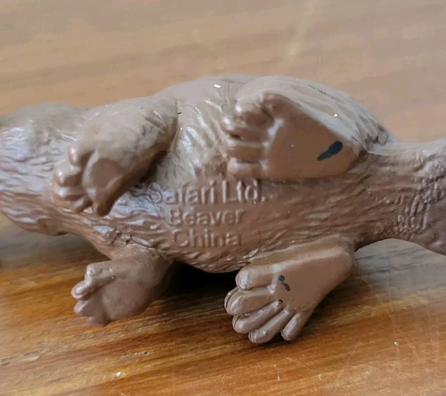 Safari Ltd Beaver Figure Toy Cake Topper Diorama Minor Wearing | eBay