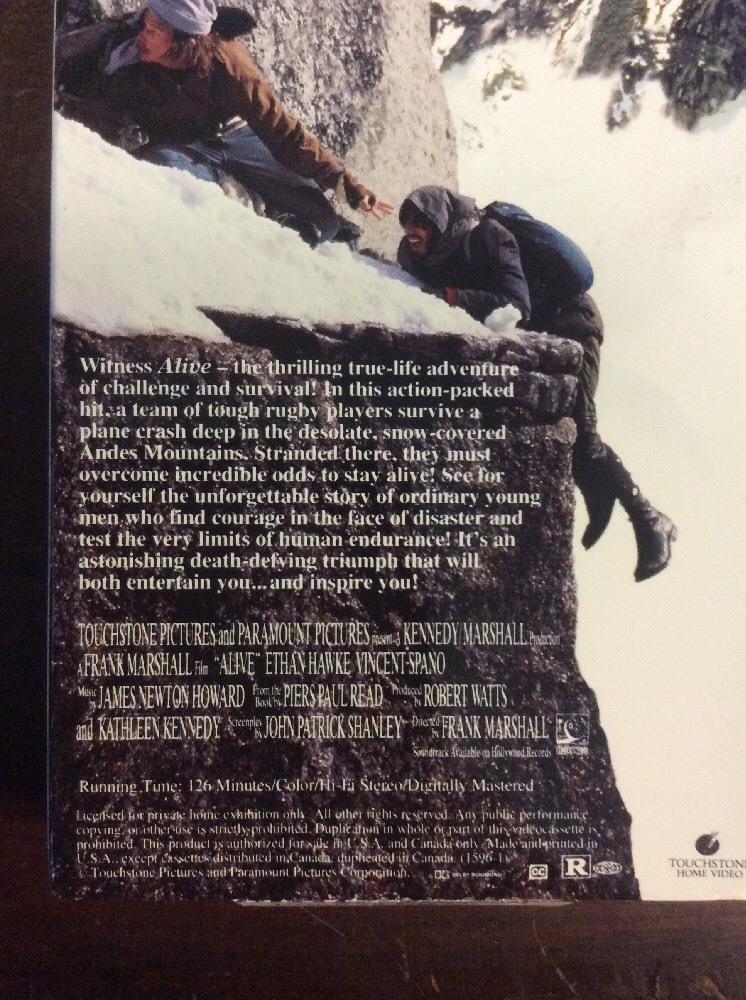 Alive (VHS, 1993) MediaGnu 717951596031| eBay