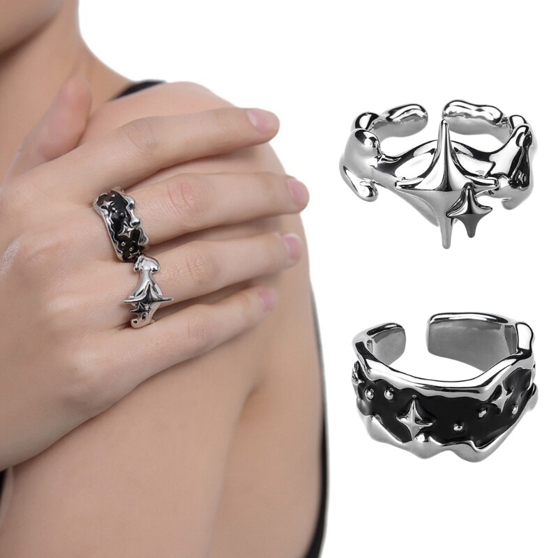 Irregular Star Finger Simple Stackable Finger Rings Fashion Promise | eBay